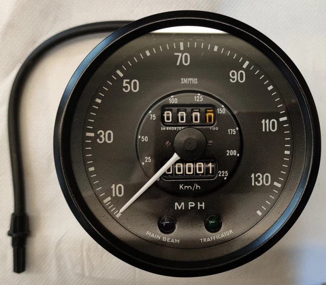 TRIUMPH TR6 SMITHS Speedometer MPH Gauge Flat Glass SN6409/08A £253.64 ...