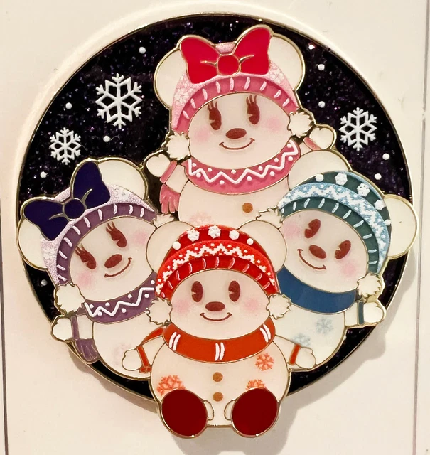 MICKEY & FRIENDS Snowman Snow Sno Shanghai Disneyland SHDR Disney Pin ...