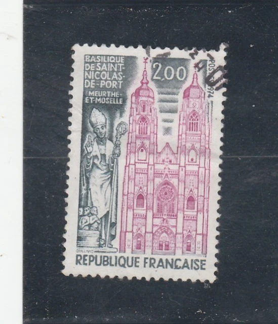L5606 FRANCE TIMBRE Y&T N° 1810 de 1974-75 " Basilique Saint Nicolas ...