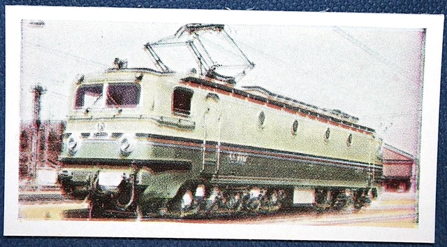 CLASS CC7100 SNCF French Railways Locomotive Vintage 1955 Card HD10M £3 ...