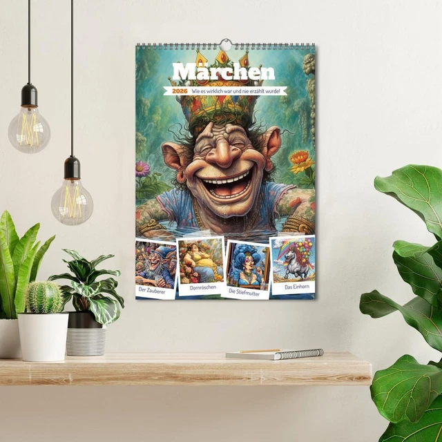 MÄRCHEN. WIE ES wirklich war und nie erzählt wurde! (Wandkalender 2026 DIN A3 ho EUR 31,99 ...