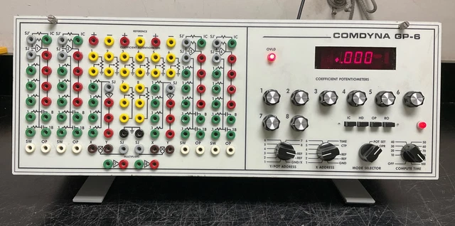 COMPUTADORA ANALÓGICA VINTAGE Comdyna Inc modelo GP-6 | sin fuente de ...