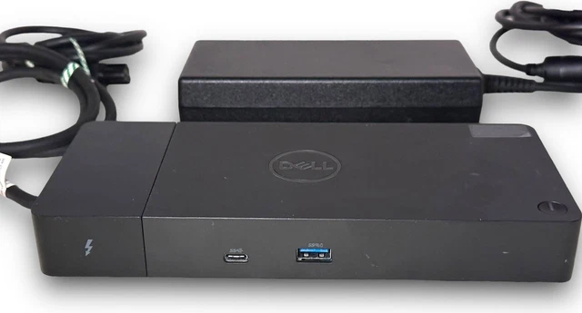 DELL WD19TBS THUNDERBOLT USB-C Docking Station K20A w/ 180 W AC Adapter ...