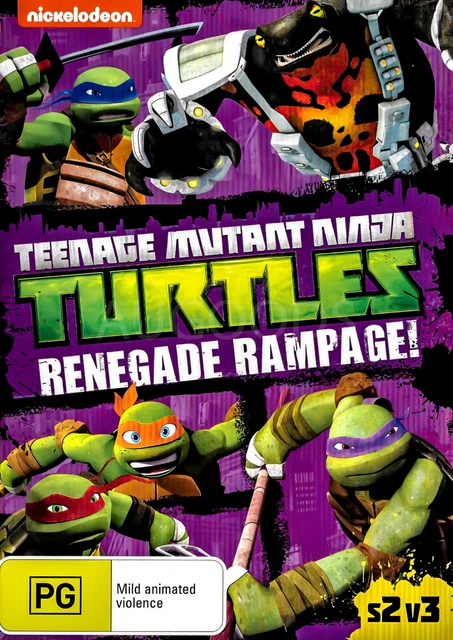 TEENAGE MUTANT NINJA TURTLES: RENEGADE RAMPAGE - DVD Series -Excellent ...
