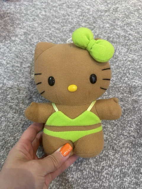 HELLO KITTY TAN Blue Bikini Plush Soft Toy Rare £31.92 - PicClick UK