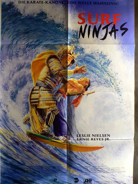 SURF NINJAS - Ernie Reyes Jr. - Rob Schneider - Filmposter A1 84x60cm gefaltet EUR 19,00 ...