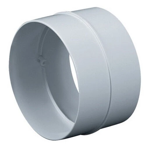 ROUND DUCT PIPE Connector 100mm Ventilation Tube Joiner Ducting Hose ...