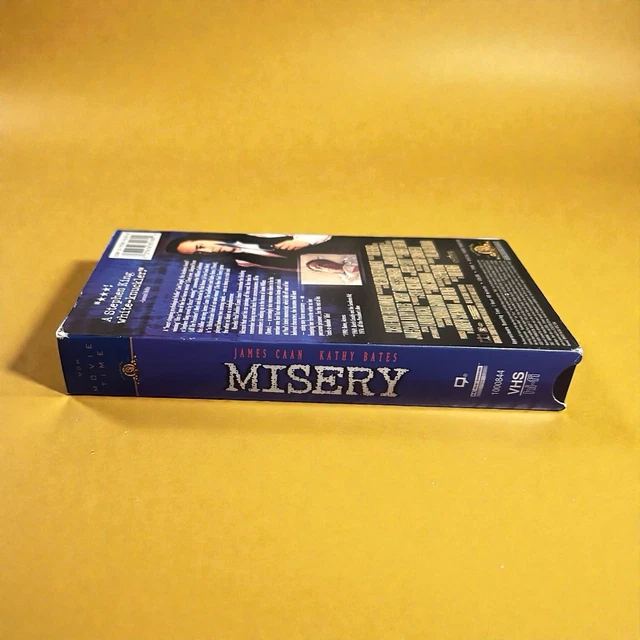 MISERY VHS 1990 Castle Rock MGM Movie Time Horror Thriller Tape Tested ...