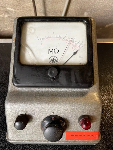 ANTIKES OHMMETER RÖHREN ohmmeter MΩ Meter Knick technik Frako H30 EUR ...