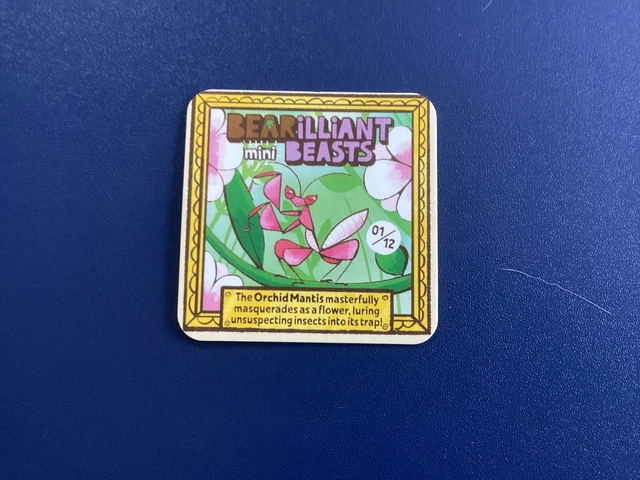 BEAR YOYO BEARILLIANT mini Beasts. Rare card 1 of 12 Orchid Mantis £3. ...