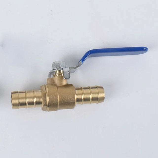 BRASS MINI BALL Valve Male x Male Shut-Off Ball Valve 2 Way Water Valve ...