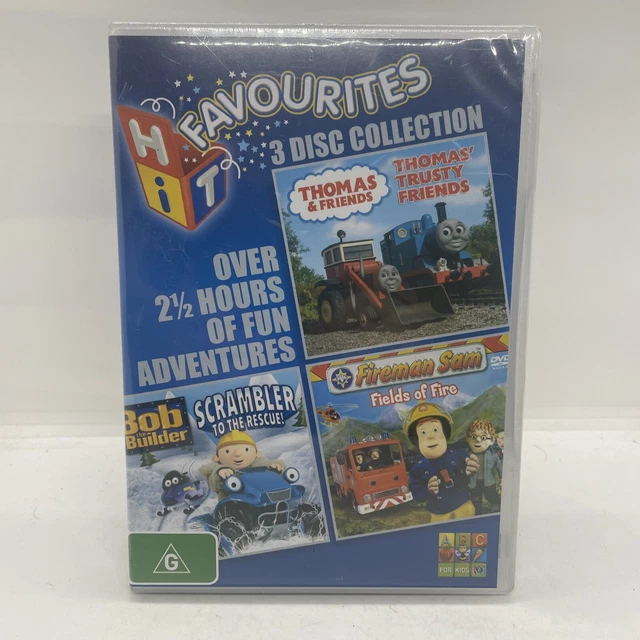 HIT FAVOURITES Brand New Sealed DVD Thomas & Friends Fireman Sam Bob ...