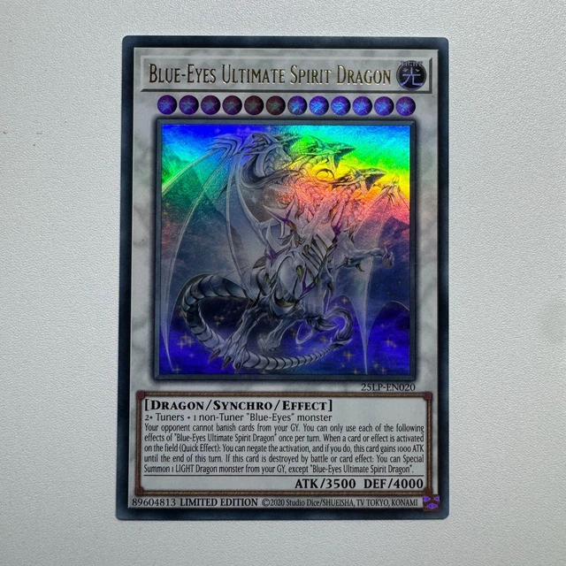 BLUE-EYES ULTIMATE SPIRIT - 25LP-EN020 | Limited Edition Ultra Rare NM ...