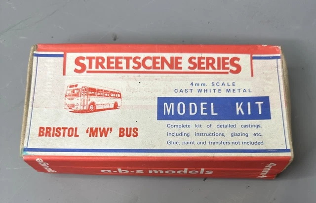 1/76 BUS BRISTOL MW BUS Streetscene model WHITE METAL OPENED £35.00 ...