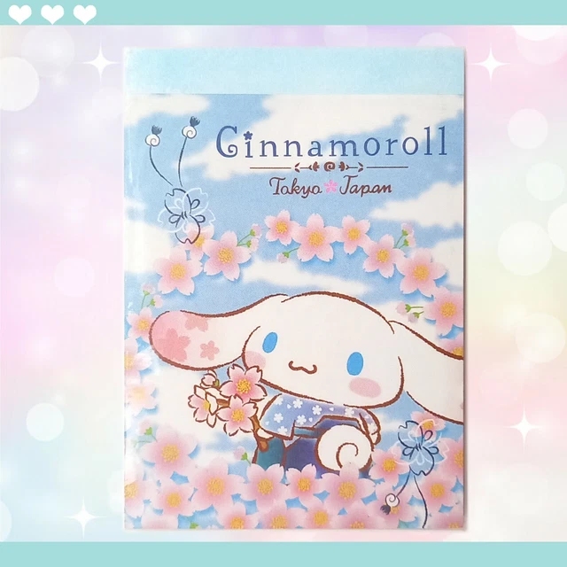 SANRIO CINNAMOROLL MEMO Notes Paper Cute Kawaii Mini Pocket Planner ...