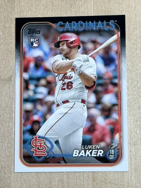 CARTA ROOKIE 2024 ST. Louis Cardinals ROOKIE Luken Baker Topps Series One #207 rc EUR 0,91 ...