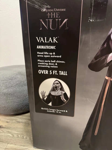 SPIRIT HALLOWEEN VALEK Animatronic The Nun Over 5' Complete In Box £151 ...