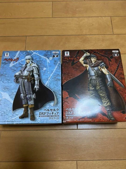 BERSERK DXF FIGURE Guts & Griffith set BANPRESTO 16cm Anime toy RARE £ ...
