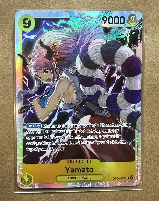 ONE PIECE TCG Yamato OP04-112 Kingdom of Intrigue SR Card Holo NM EN EUR 5,93 - PicClick DE