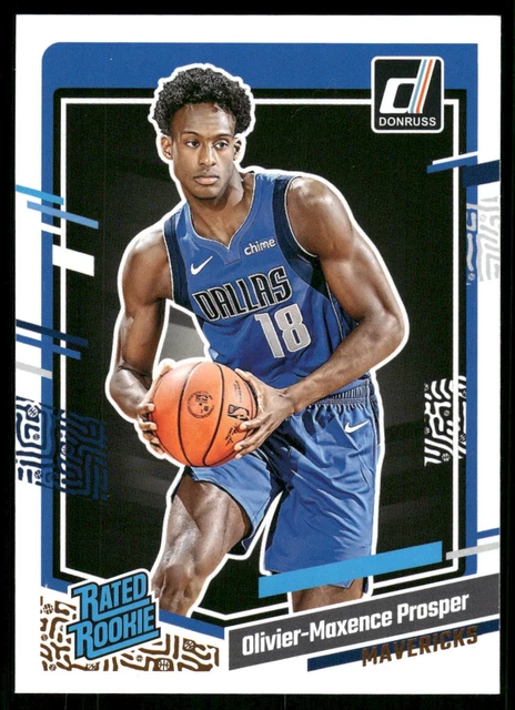 2023-24 DONRUSS #241 Olivier-Maxence Prosper Dallas Mavericks RC EUR 1 ...
