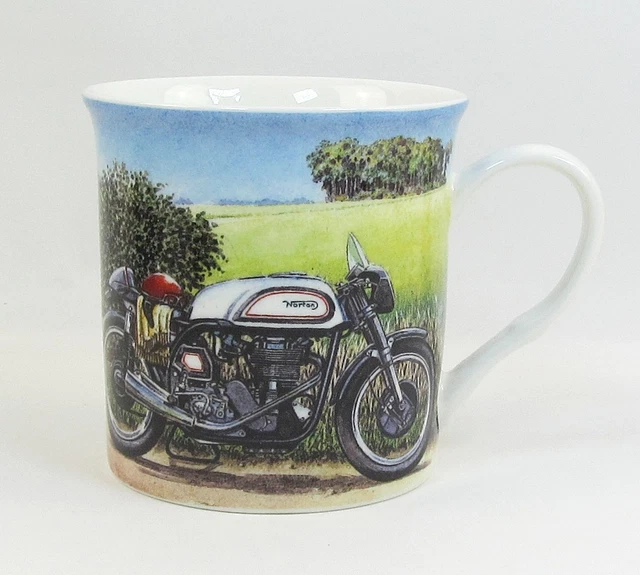 LESSER & PAVEY Classic Motorbike Mug Norton Cup Mug Beaker Gift Boxed £ ...