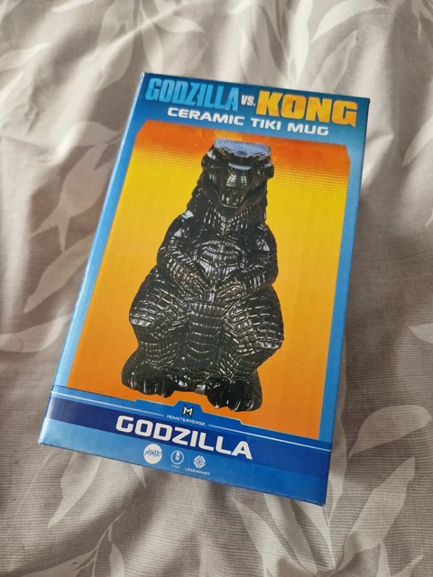 MONDO CERAMIC TIKI Mug, Godzilla Vs King Kong, Matt Black Variant EUR ...