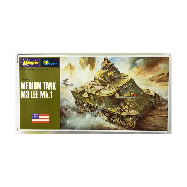 HASEGAWA WWII TANK Mini 1/72 Medium Tank M3 Lee Mk I VG/NM £17.75 ...