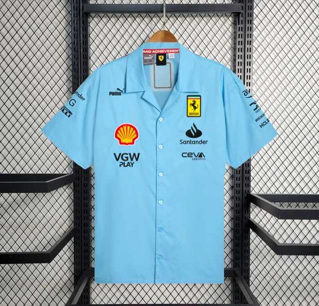 FERRARI SCUDERIA F1 Blue MIAMI Special Edition Shirt Jersey 24/25 £48. ...