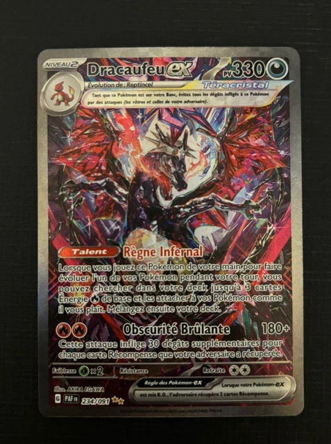 CARTE POKÉMON DRACAUFEU Ex 234/091 Téracristal EUR 150,00 - PicClick FR