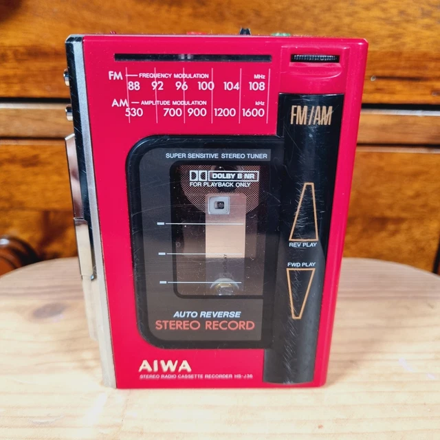 AIWA HS-J36 RADIO Stereo Portatile Lettore Cassette Walkman AM FM Difettoso EUR 58,93 - PicClick IT