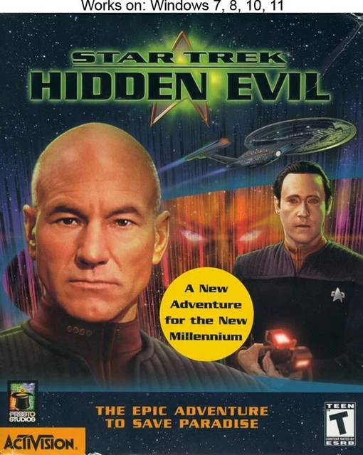STAR TREK: HIDDEN Evil Used PC Game CD ROM 1999, Free Postage £9.88 ...