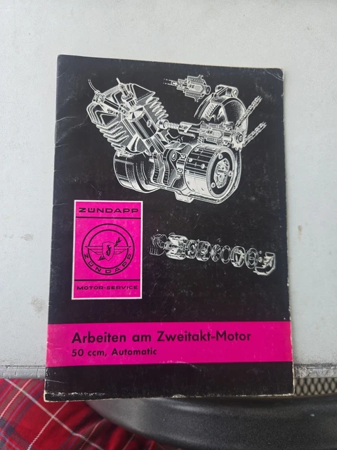 ZÜNDAPP MOTOR SERVICE/ARBEITEN Am Zweitakt-Motor 50ccm Automatic/1969/Moped/Mofa EUR 20,00 ...