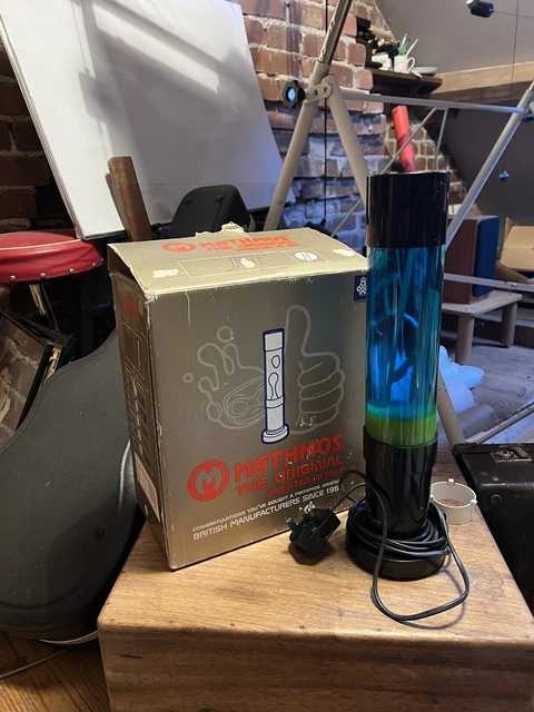 MATHMOS (THE ORIGINAL) Green/Blue Jet Lava Lamp (Original Box ...
