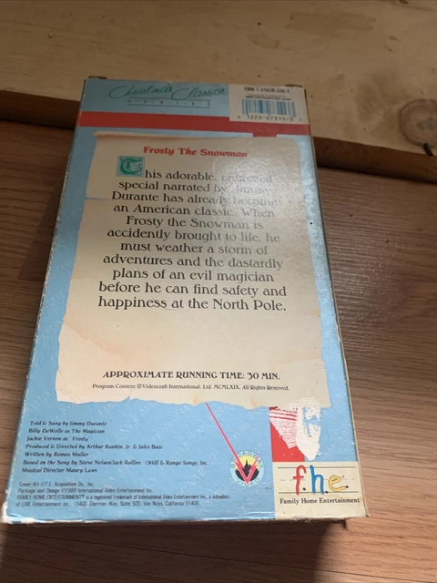 BROADWAY VIDEOS PRESENTS Frosty The Snowman (VHS) £4.68 - PicClick UK BROADWAY VIDEOS PRESENTS Frosty The Snowman (VHS) £4.68 - PicClick UK