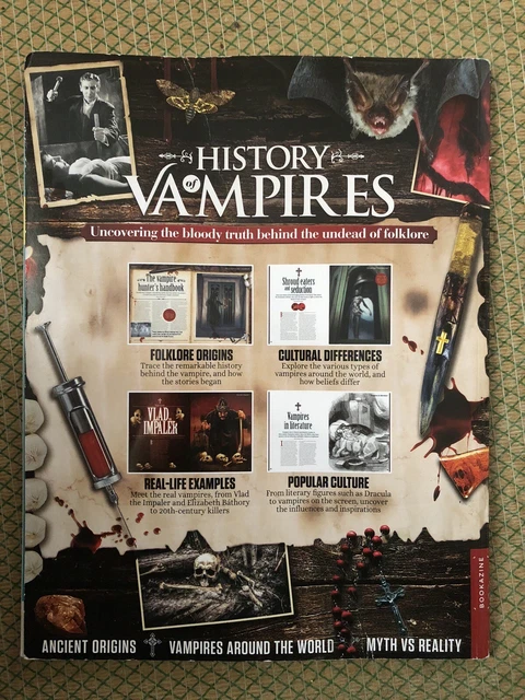 HISTORY OF VAMPIRES Magazine - Tales, Origins, Myths 127 Pages ...