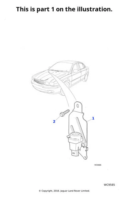 JAGUAR GENUINE INERTIA Switch Module Car Replacement Part Fits X-Type ...