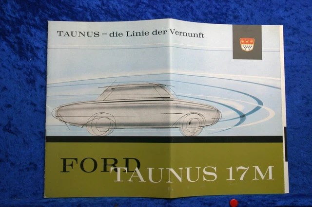 FORD TAUNUS 17M Brochure (A1029) FACSIMILE Archive Publisher £14.64 ...