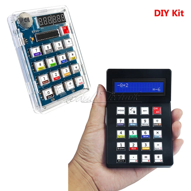 DIY DESKTOP CALCULATOR Electronic Production Kit LCD1062/Digital Tube Display $22.67 - PicClick CA