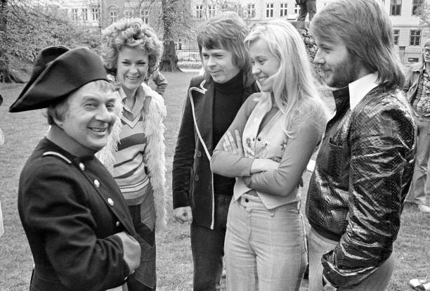 ABBA ANNI FRID Lyngstad Bjorn Ulvaeus Agnetha Faltskog Benny Ander- Old Photo $9.00 - PicClick AU