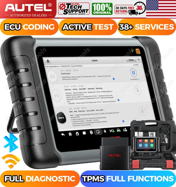 AUTEL MAXIPRO MP808S-TS Auto Diagnostic Scanner Tool TPMS Programming ...