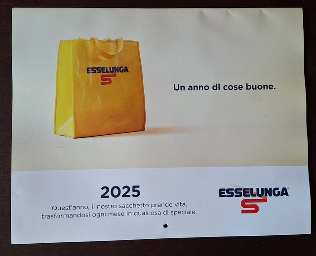 CALENDARIO 2025 ESSELUNGA Un Anno di Cose Buone EUR 5,00 - PicClick IT