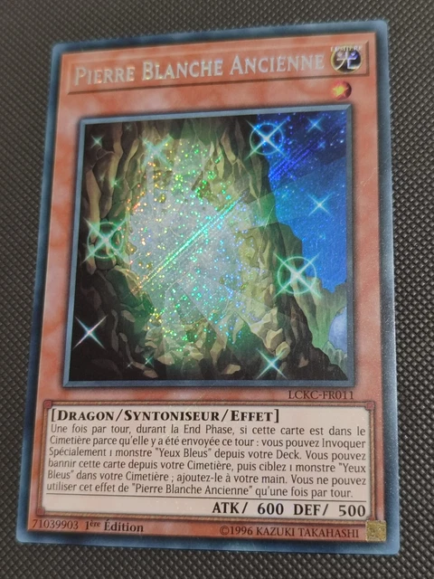 YU-GI-OH! PIERRE BLANCHE Ancienne LCKC-FR011 | 1ère édition Secret Rare SE NM EUR 4,99 - PicClick FR