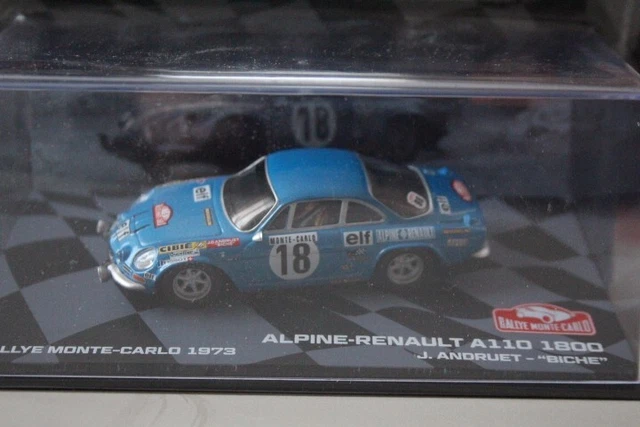ALPINE A110 N°18 Rallye Monte Carlo 1973 (IXO/Altaya) 1/43 EUR 15,99 ...