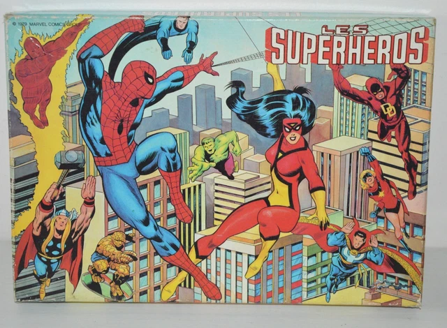 ANCIENS TAMPONS ENCREURS Timbres à imprimer LES SUPERHEROS MARVEL ...