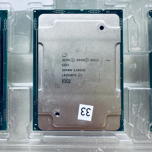 PROCESADOR CPU INTEL Xeon Gold 6230 20 Núcleos 2,10 Ghz 27,5 Mb L3 ...