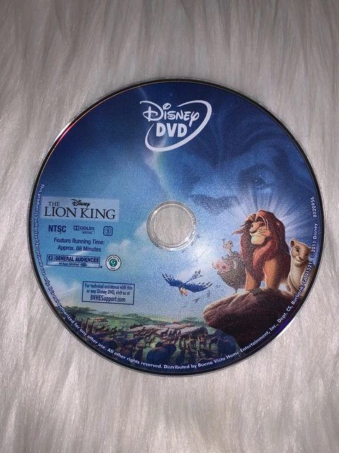THE LION KING (DVD, 2011) DISC ONLY NO TRACKING ES1 $7.00 - PicClick