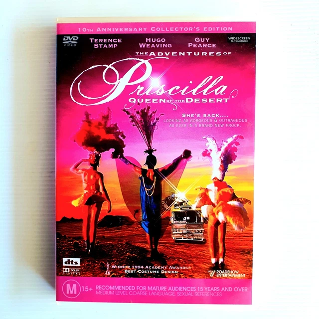 PRISCILLA QUEEN OF The Desert DVD 1994 Australian LGBTQI+ Drag Comedy ...