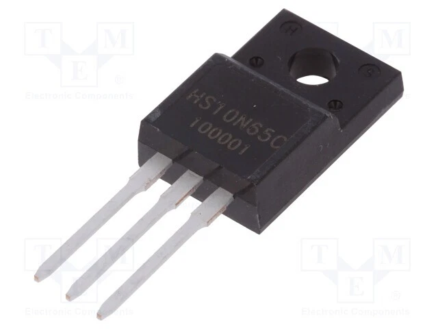 TRANSISTOR: N-MOSFET 650V 10A Unipolar F 10N65 N-Channel Transistors ...