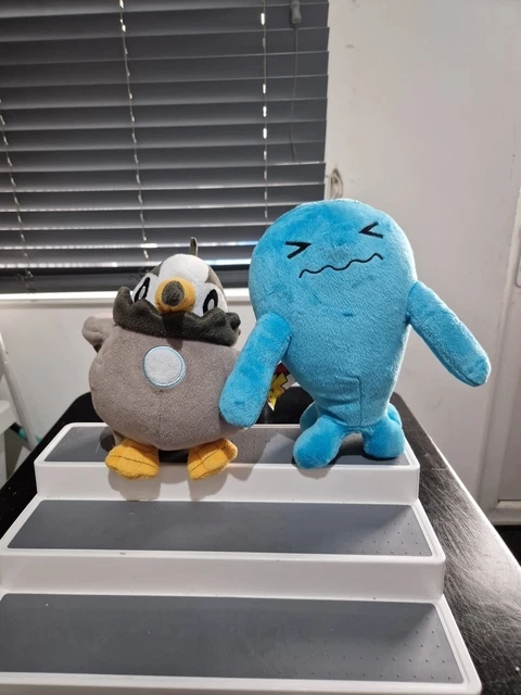 POKÉMON WOBBUFFET+STARLY ELECTRONIC Talking Soft Toy Plush Jakks 2007 £ ...