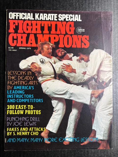 CHAMPIONS OFFICIELS DE COMBAT SPÉCIAUX KARATÉ automne 1974 Chuck Norris ...